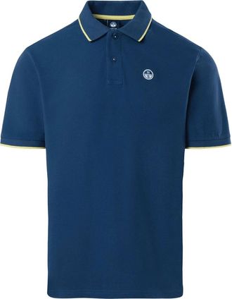 North Sails Homme, Tops, Bleu, Taille: L Polo avec col logo