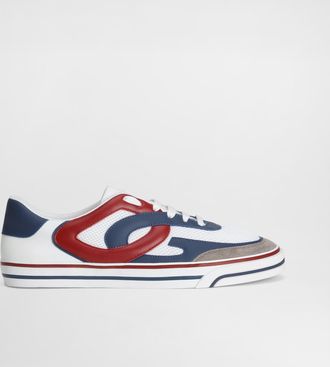 Dolce & Gabbana Dg Sailing Leather Sneakers - Mann Sneakers Multicolor 44