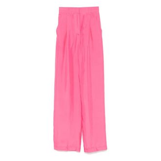 Forte_Forte Wide Pantalons - Femme - Pantalons - Rose - Taille: 36 FR