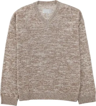 Maison Margiela Pull Col Rond - Beige