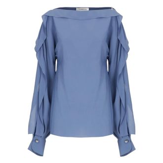 Lanvin Damen, Blusen & Hemden, Blau, SGr&ouml;&szlig;e