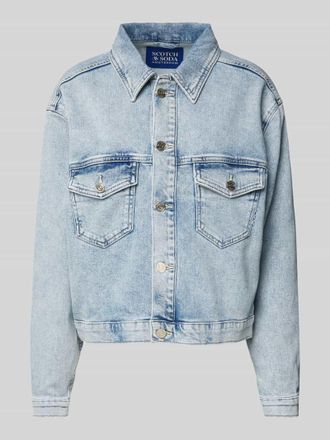 Scotch & Soda Jeansjacke mit Brustpattentaschen
