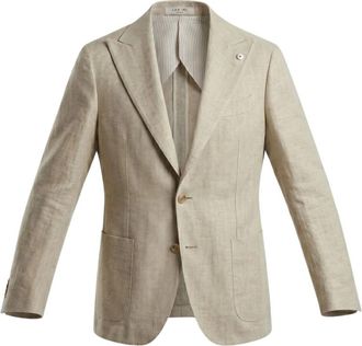 L.B.M. 1911 L.b.m. 1911, Homme, Vestes, Beige, Taille: XL Steve Fly Jacket