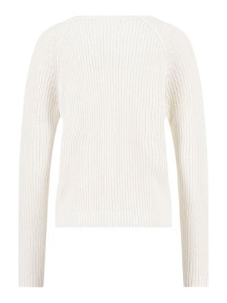 Fynch-Hatton Strickjacke wei&szlig;,Casual,Baumwolle,Unifarben,V-Ausschnitt,Lang,Casual Fit