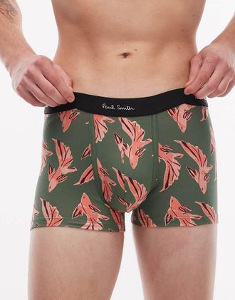 Paul Smith Boxer &agrave; imprim&eacute; poissons - Vert