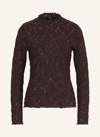 s.Oliver Black Label S.Oliver Black Label Longsleeve Aus Spitze braun