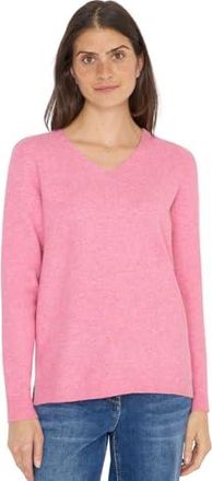 Cecil 3016957 Pull Douillet à col en V, Dark Blossom Melange, XXL Femme