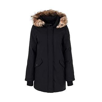 Geographical Norway Dinasty Lady - Grande Parka pour Femme - Manteau Hiver Chaud - Blouson Manches Longues Casual (Marine XXL Taille 5)
