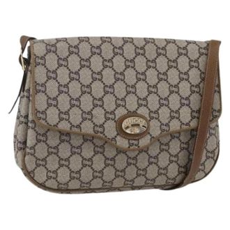 Gucci Pre-owned Vintage Canvas Cross Body Bag - - Pre-owned - Damen - Beige - ONE SIZE