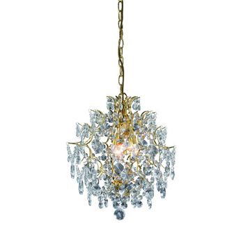 Marksl&ouml;jd Kronleuchter Rosendal Uno 3, Gold/Transparent, 100524