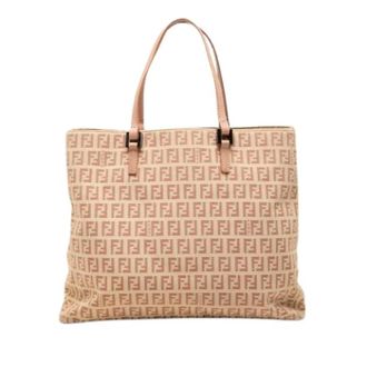 Fendi Pre-owned Canvas Tote Bag - - Pre-owned - Damen - Beige - ONE SIZE