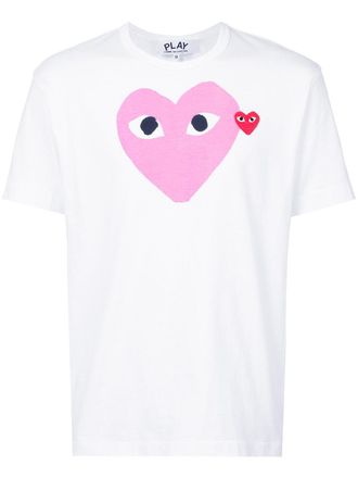 Comme Des Garçons t-shirt à logo - Blanc