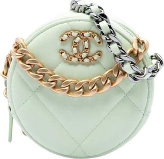 Chanel Sac bandouli&egrave;re matelass&eacute; doccasion - Femme - Pre-owned - Vert - Taille: ONE Size