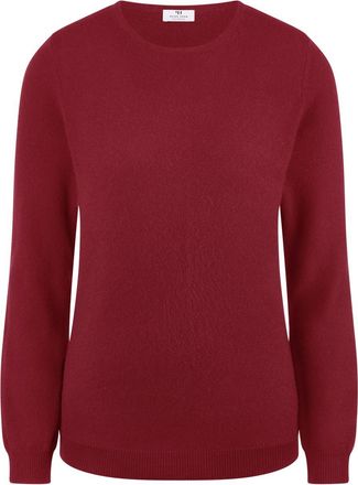 Peter Hahn Rundhals-Pullover aus 100% Premium-Kaschmir Peter Hahn rot