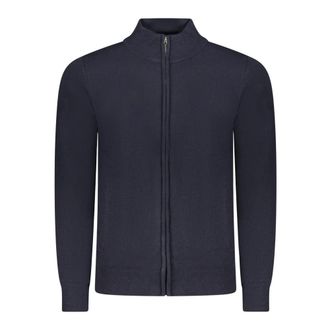 North Sails Langarm-Rei&szlig;verschluss-Strickjacke - - Knitwear - Herren - Blau - 3XL