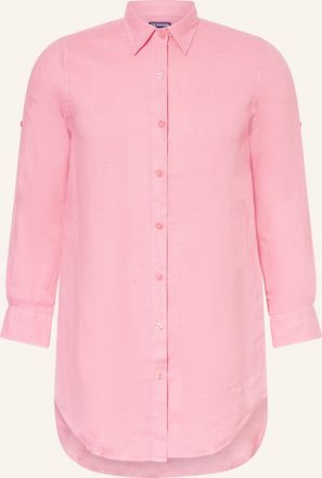 Vilebrequin Hemdbluse Fragance Aus Leinen rosa