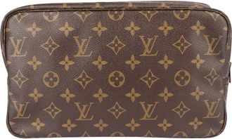Louis Vuitton Crossbody Bags - Louis Vuitton Canvas Monogram Trousse Toilette 28 - Gr. unisize - in Braun - f&uuml;r Damen