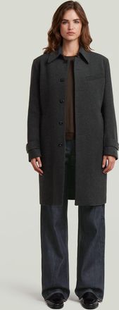 G-Star Wool Car Mantel - Grau - Damen