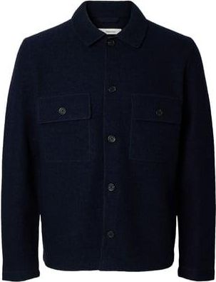 Selected Cardigan &agrave; col classique en laine