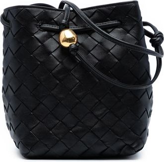 Bottega Veneta Hobo Bags - Small Nappa Intrecciato Bucket Bag - Gr. unisize - in Schwarz - für Damen