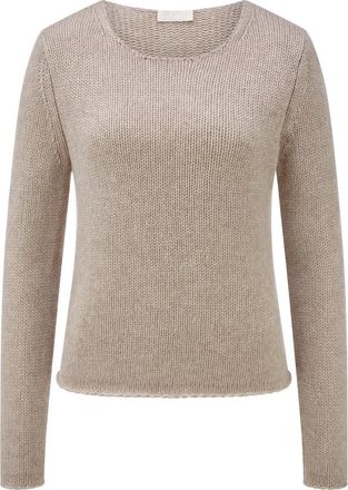 include Rundhals-Pullover include beige