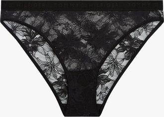 Tommy Hilfiger Culotte transparente en dentelle