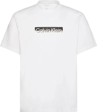 Calvin Klein Homme, Tops, Blanc, Taille: S T-Chemises