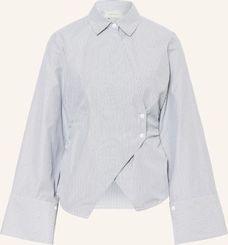 Neo Noir Neo Noir Hemdbluse Fenli In Wickeloptik grau