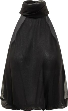 Pinko Pinko, Femme, Tops, Noir, Taille: 36 FR Florentina Halter Top