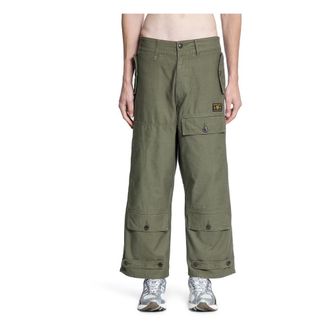 Human Made Homme, Pantalons, Vert, Taille: S Pantalon Cargo Olive