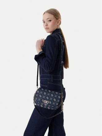 Guess Handtasche Emelie Logo HWGP99 28200 Dunkelblau