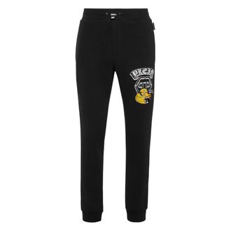 Philipp Plein Homme, Pantalons, Noir, Taille: XS Pantalons de surv&ecirc;tement Duck