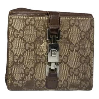 Gucci Pre-owned Leder-Portemonnaie - - Pre-owned - Damen - Beige - ONE SIZE