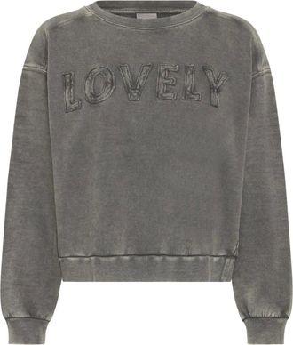 Ichi Ichi, Femme, Sweatshirts et sweats &agrave; capuche, Gris, Taille: 44 FR SweaT-shirts