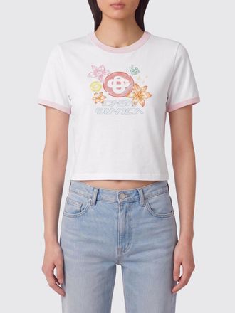 Casablanca T-Shirt Damen Farbe Yellow Cream
