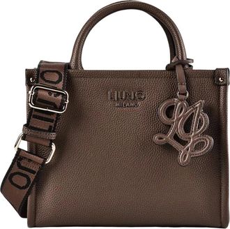 Liu Jo Sac Cabas Logo - Femme - Sacs - Brun - Taille: ONE Size