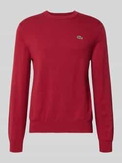 Lacoste Regular Fit Strickpullover aus Baumwoll-Mix