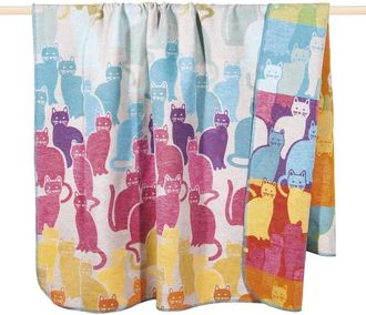 Pad Decke - Kuscheldecke - Wohndecke - Cats - Katzen - Multi/bunt - 150 x 200 cm