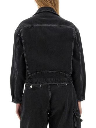 Moschino Cotton Denim Jacket - Black