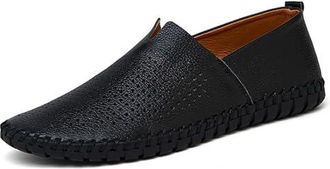 Generic Mocassins for Hommes, d&eacute;tails de Couture en Peau de Vache, Bout Rond, antid&eacute;rapants, Confortables, Flexibles, Talon Plat, Bal de Promo, Marche, &agrave; Enfi