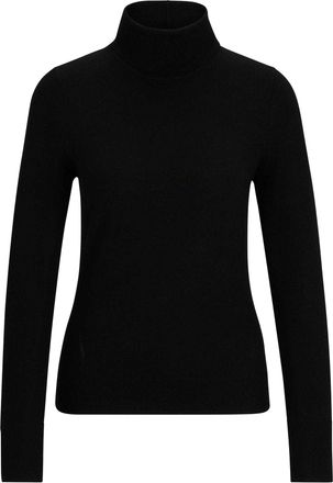 HUGO BOSS Fasecta Rollkragen f&uuml;r Damen, Jerseyware, Regul&auml;r (Schwarz)