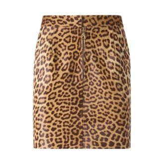 Roberto Cavalli Minirock mit Leopardenmuster - - Skirts - Damen - Braun - S