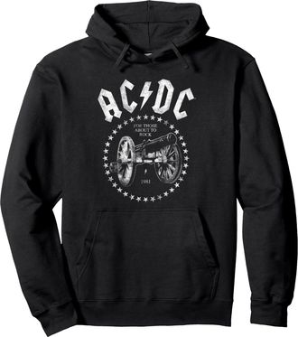 AC/DC F&uuml;r diejenigen, die bald rocken werden, 1981 Distressed Cannon Pullover Hoodie