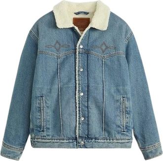 Levi's Homme, Vestes, Bleu, Taille: L Camion Sherpa Occidental