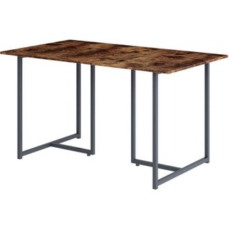 Vicco Table de salle à manger Merido, Chêne rustique/gris, 140x80cm, Vicco