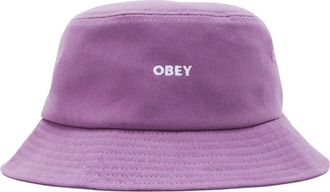 Obey Bold Canvas Bucket Hat - - Accessories - Herren - Lila - ONE SIZE