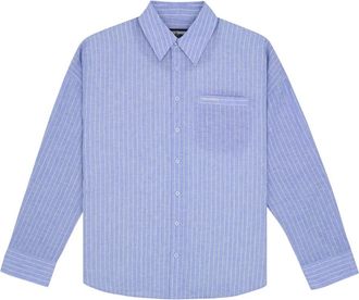 Worst Behavior Wrstbhvr, Homme, Chemises, Bleu, Taille: XL Tavi Shirt