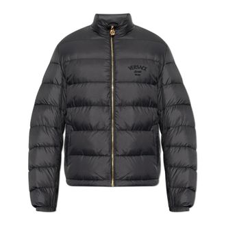 Versace Steppjacke mit Stehkragen - - Jackets - Herren - Schwarzk - M