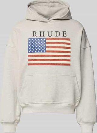 Rhude Oversized Hoodie mit Logo-Print