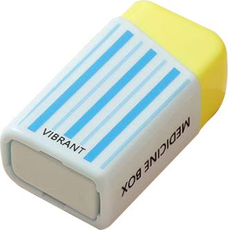 Generic Medikamenten-Organizer - Tragbare Pillendose 8 x 5 x 3 cm, ABS-Kunststoff, Wochenendbox, Reisedosierer für 7 Tage, kompakter Spender für ältere Mensch